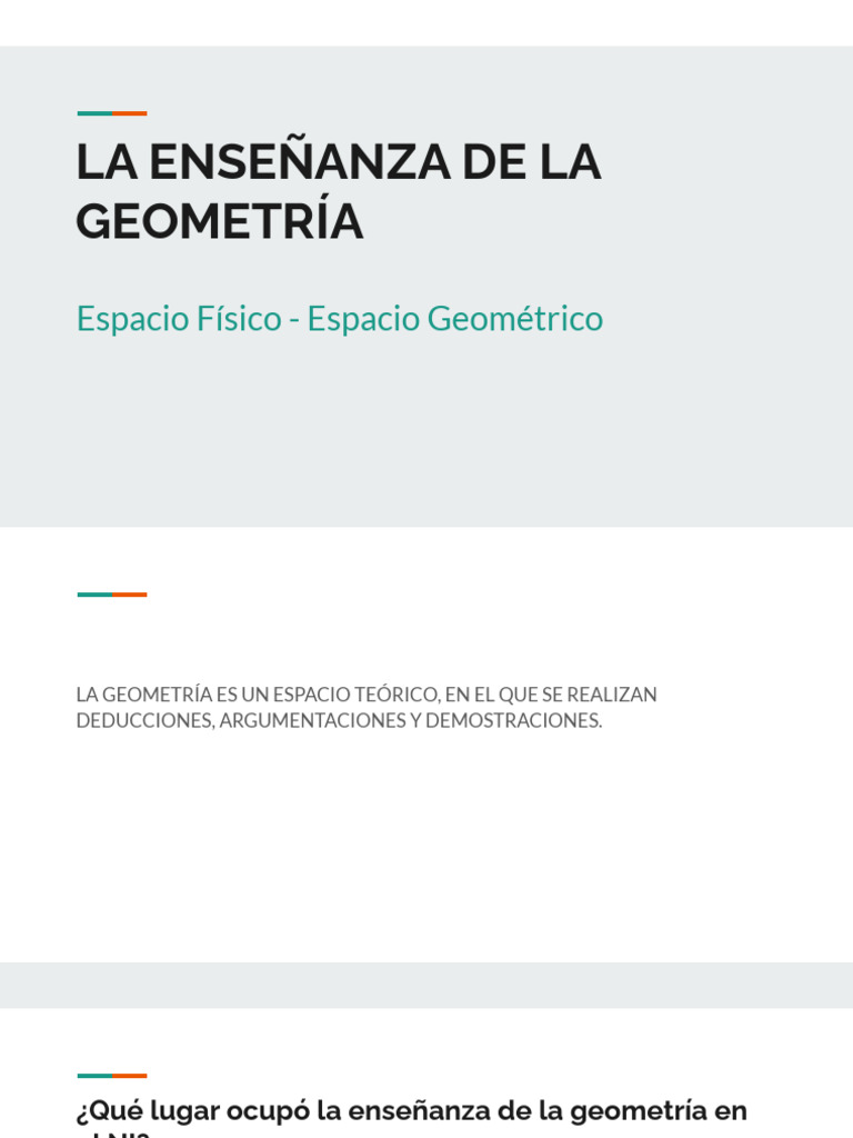 Espacio Geométrico 2 | PDF