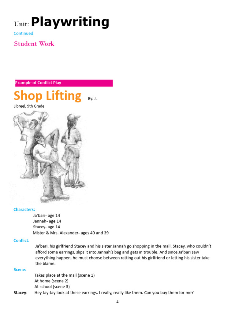 Student Script Example | PDF