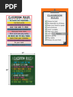 Classroom House Rules | PDF