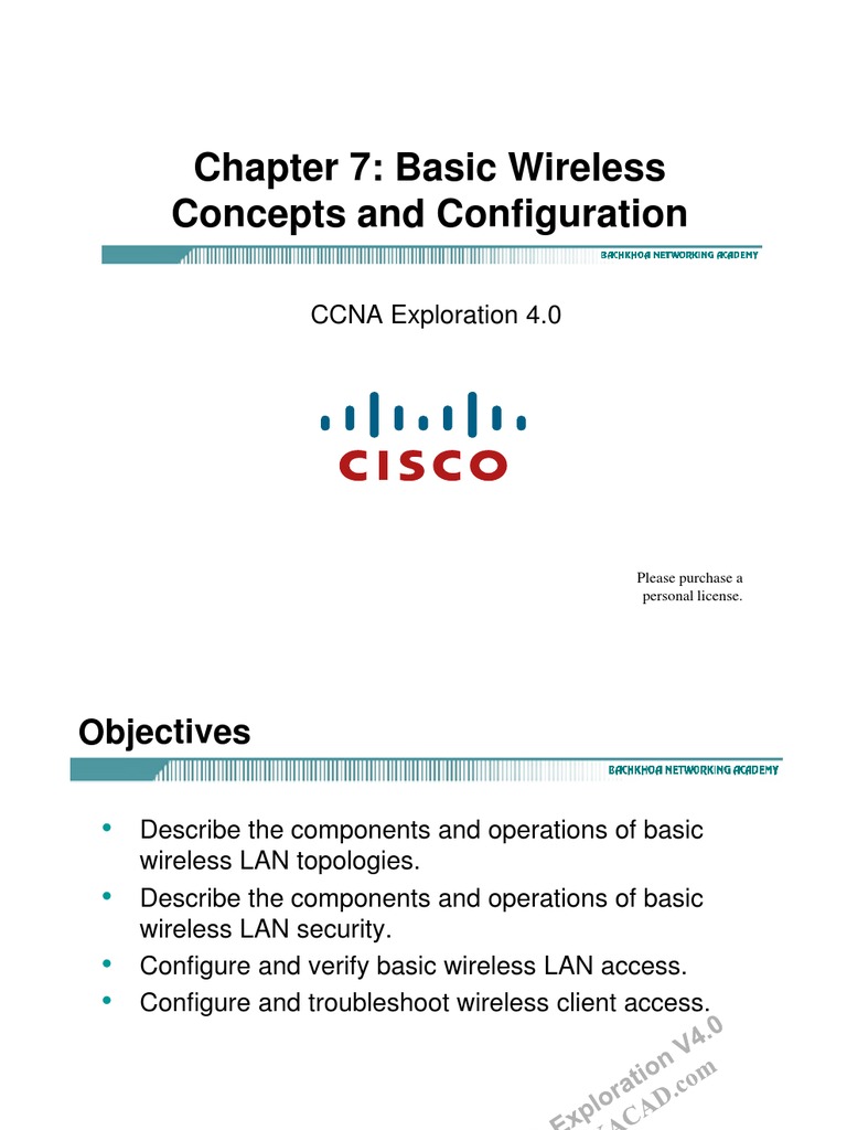 CCNA Exp3 - Chapter07 - Basic Wireless Concepts and Configuration ...