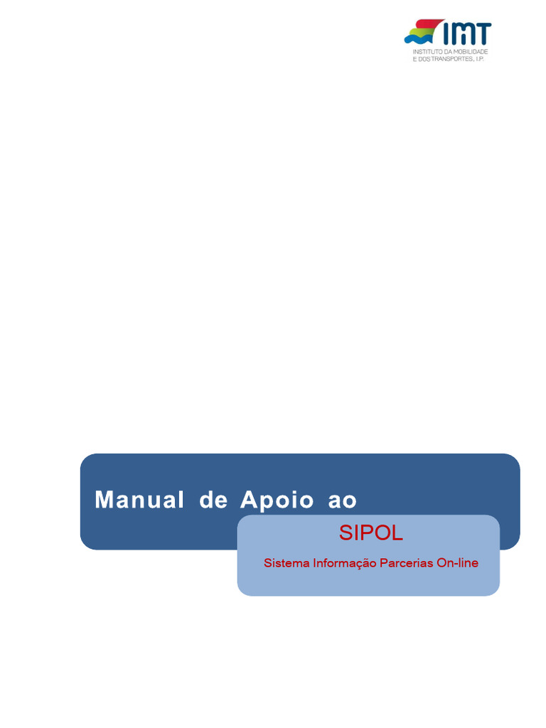 Manual SIPOL: Guia do Usuário | PDF | Carteira de Motorista | Autenticação