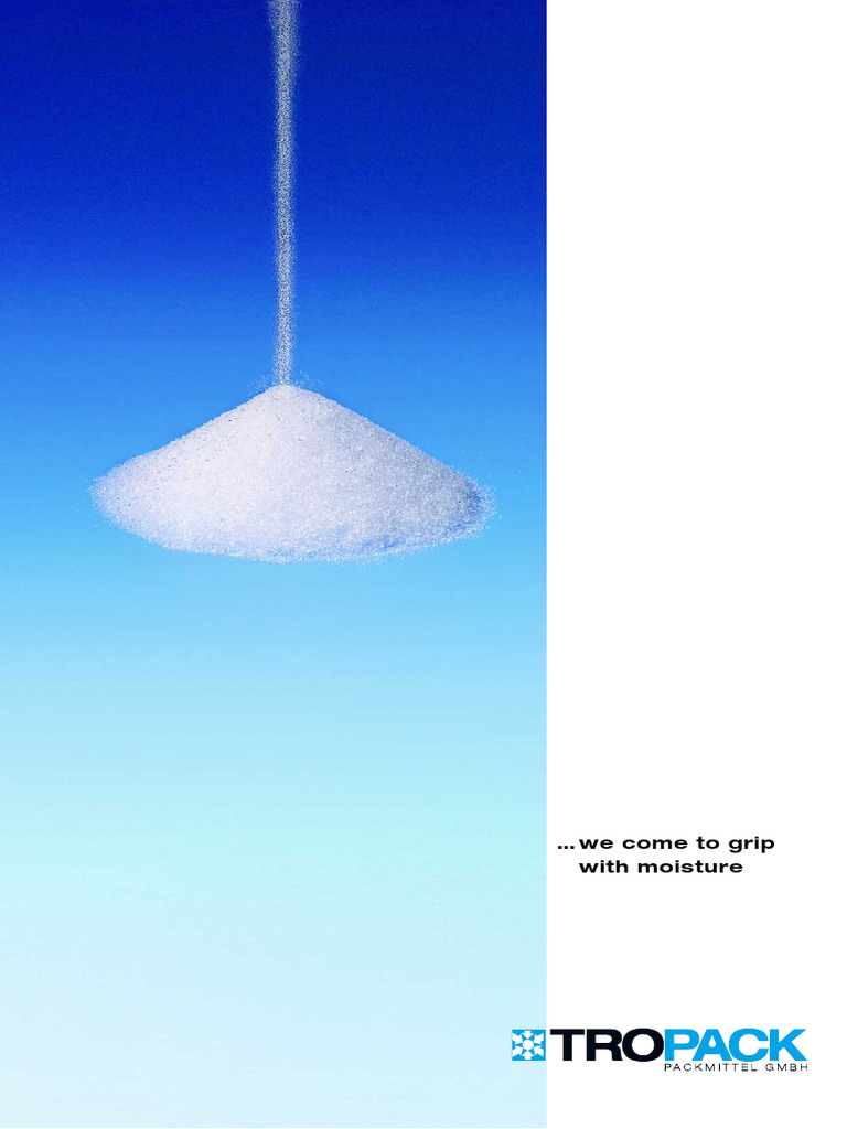 Desiccant tropack | PDF | Humidity | Adsorption
