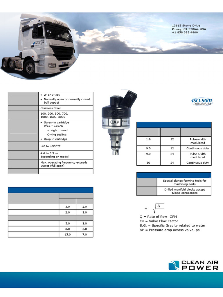 Clean Air Power Fuel Injector | PDF | Valve | Switch