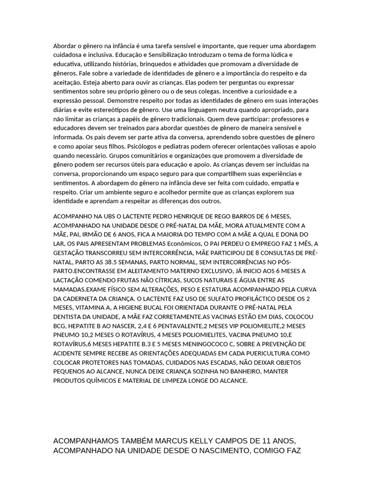 Abordar o Gênero Na Infância É Uma Tarefa Sensível e Importante, Que ...