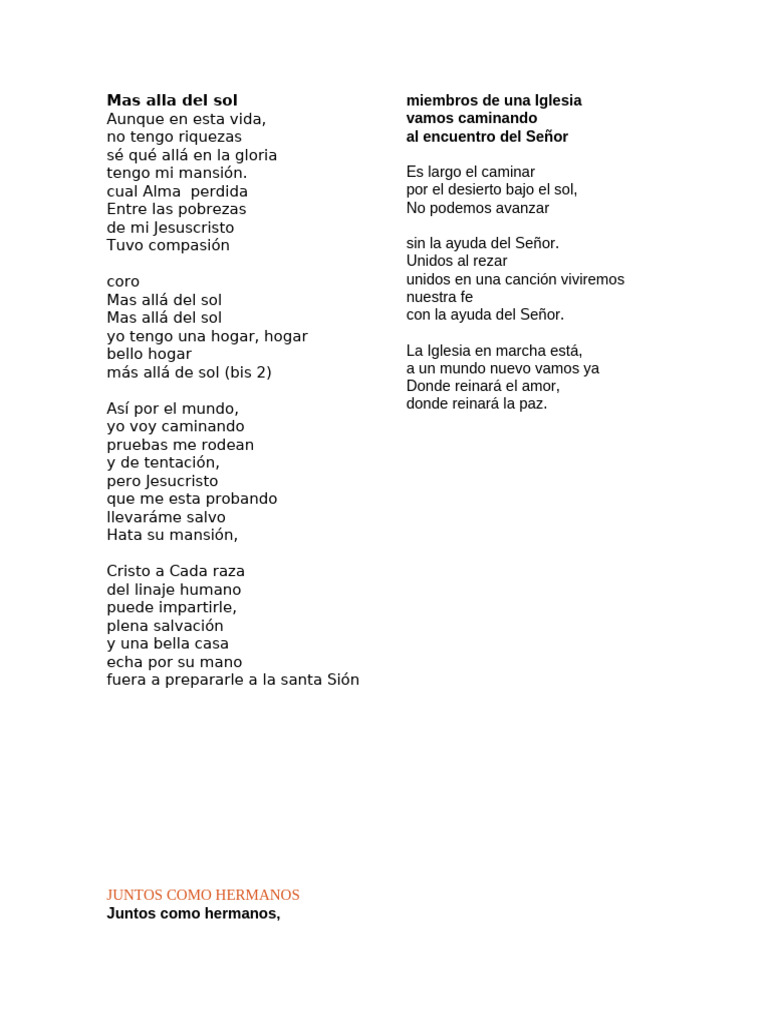 Aunque en esta vida: Himno Adventista | PDF