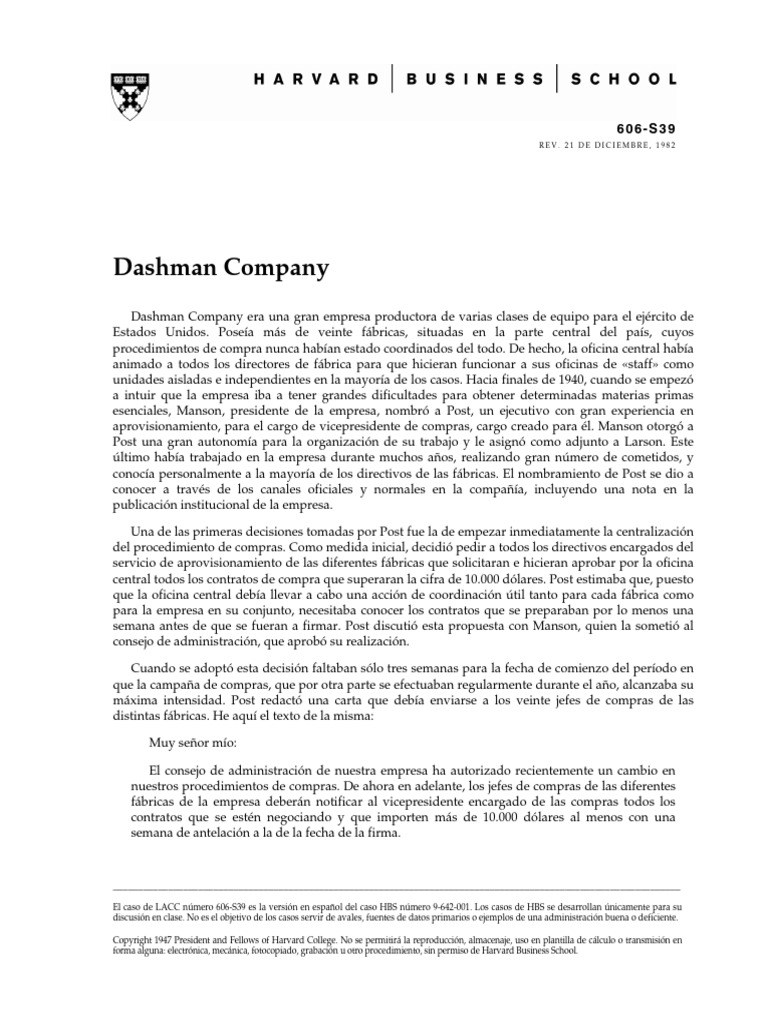 Dashman Co | PDF | Business