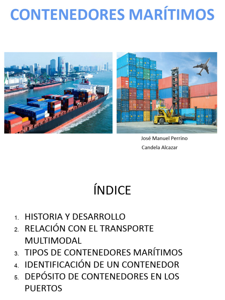 CONTENEDORES MARÍTIMOS | PDF