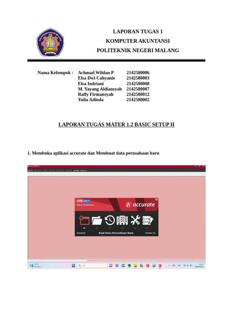 Tugas Laporan Materi 1.2 | PDF