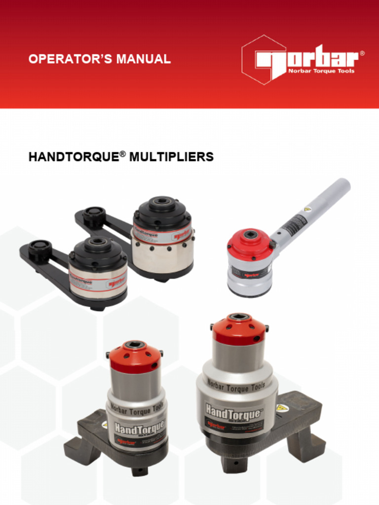 NORBAR-MULTIPLIER | PDF | Screw | Torque