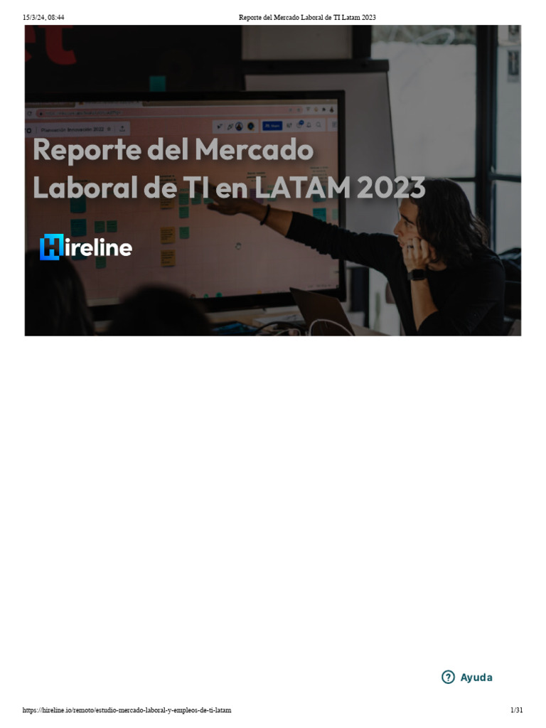Informe TI LATAM 2023: Tendencias y Salarios | PDF | America latina | Reclutamiento