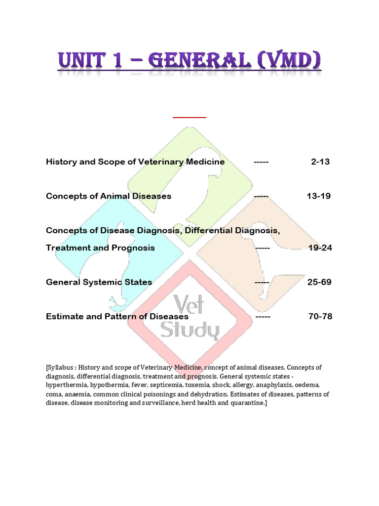 General Veterinary Medicine | PDF | Infection | Veterinary Medicine