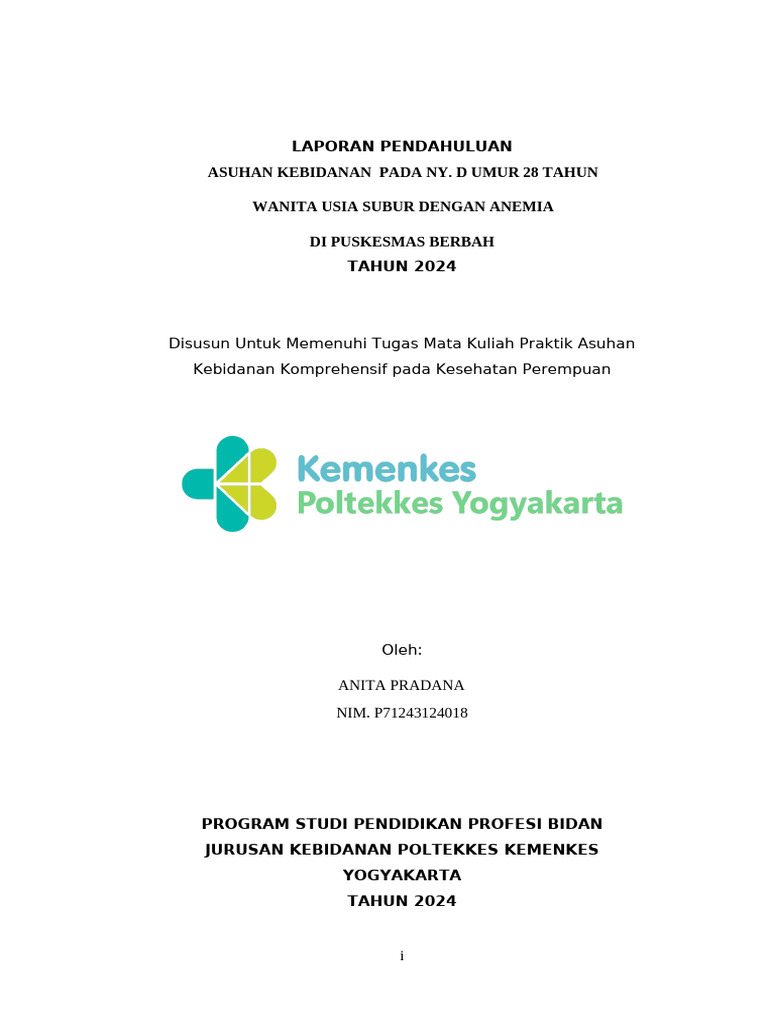 Asuhan Kebidanan untuk Wanita Anemia | PDF