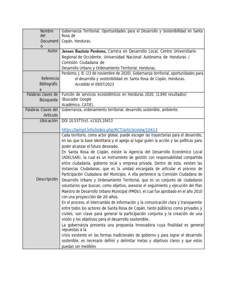 SEMINARIO FICHAS-SOAD CALLEJAS | PDF | Sustentabilidad | Desarrollo sostenible