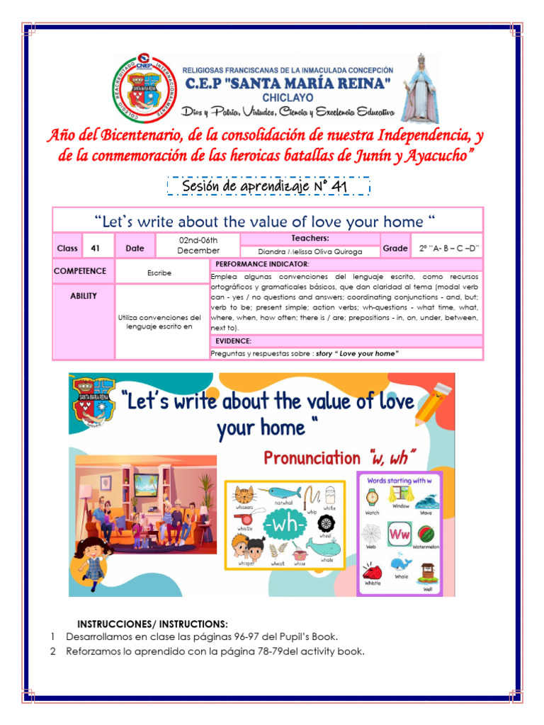 Lesson_41_-_2_do_Grado | PDF