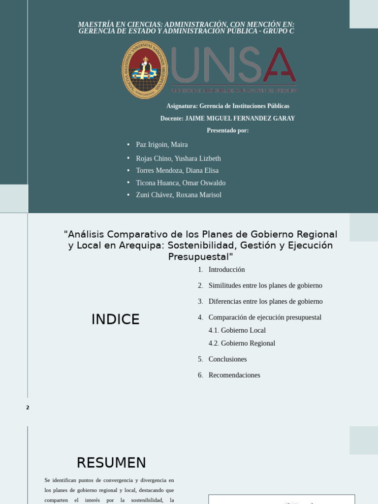 Trabajo Grupal #01 Paz, Rojas, Torres, Ticona, Zuni | PDF ...