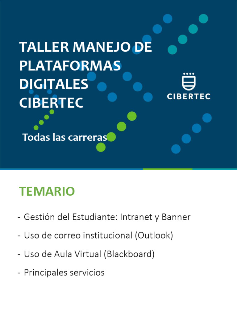 Taller de Plataformas Digitales Cibertec | PDF | Software | Microsoft