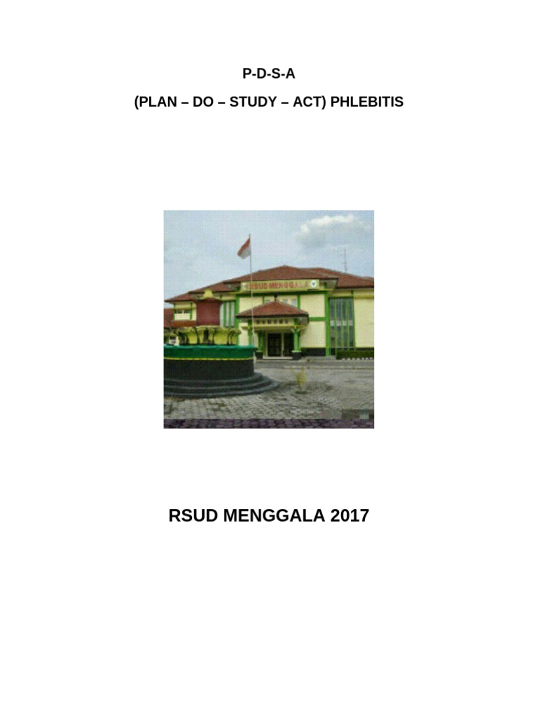 Pdsa Plebitis Final | PDF