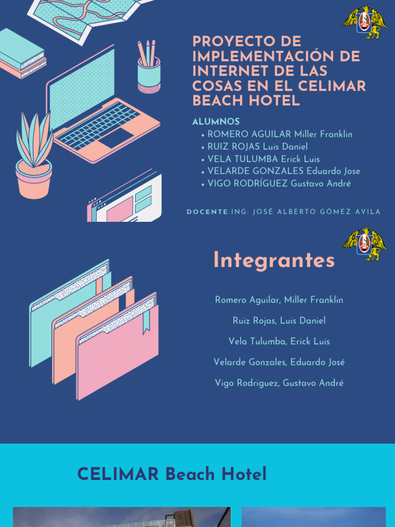 Proyecto de Implementación de Internet de Las Cosas en El Celimar Beach Hotel | PDF | Internet ...