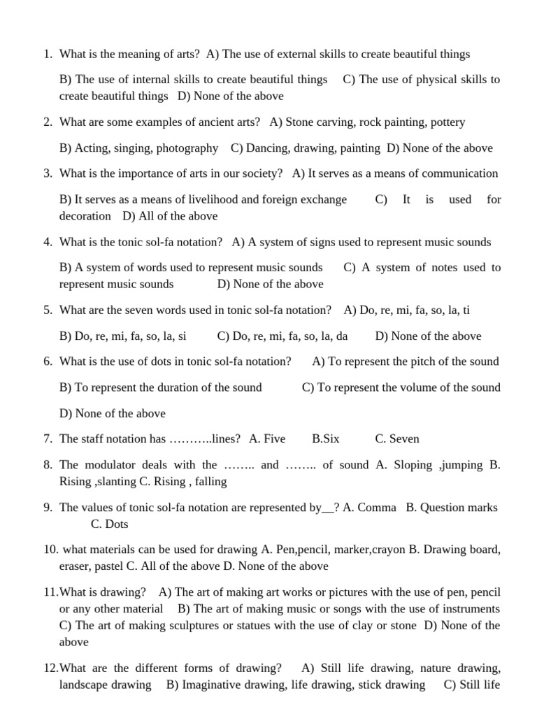 Basic 5 CCA | PDF | Drawing | Musical Notation