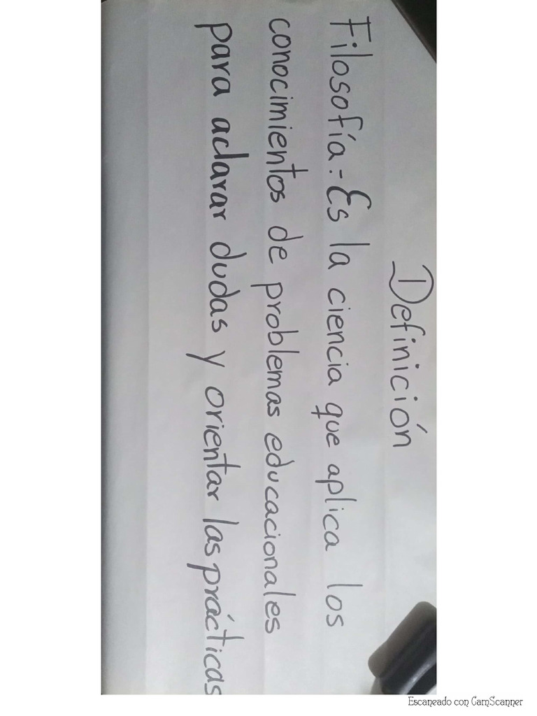 Definicion de La Filosofía Cartel | PDF