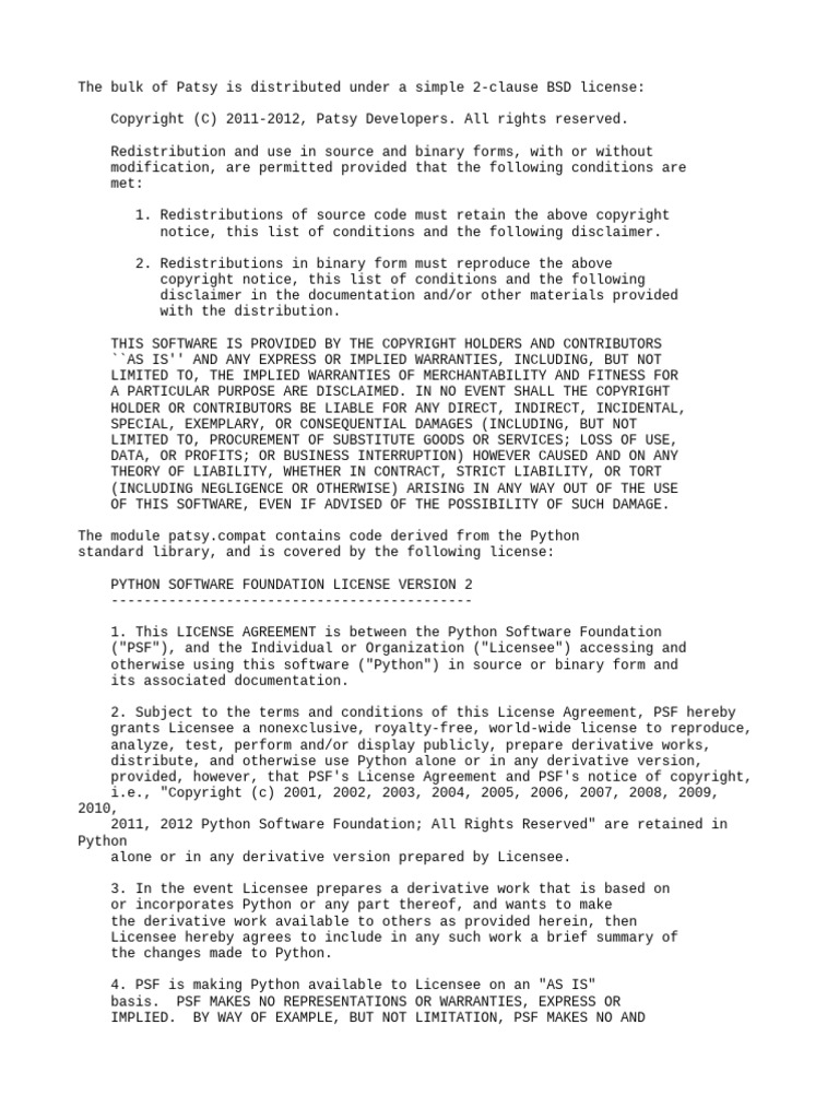 LICENSE | PDF | License | Copyright