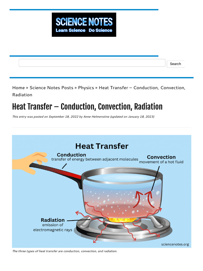 Heat Transfer - Conduction, Convection, Radiation | PDF | Heat Transfer ...