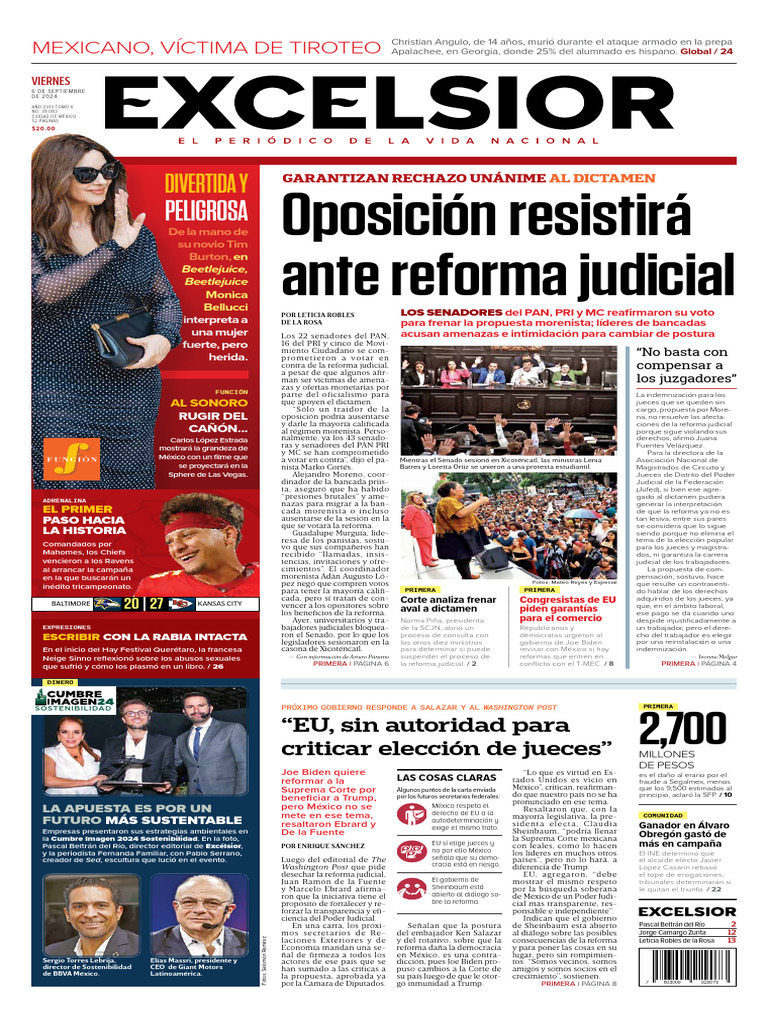 Excelsior | PDF | Gobierno | Politica de mexico