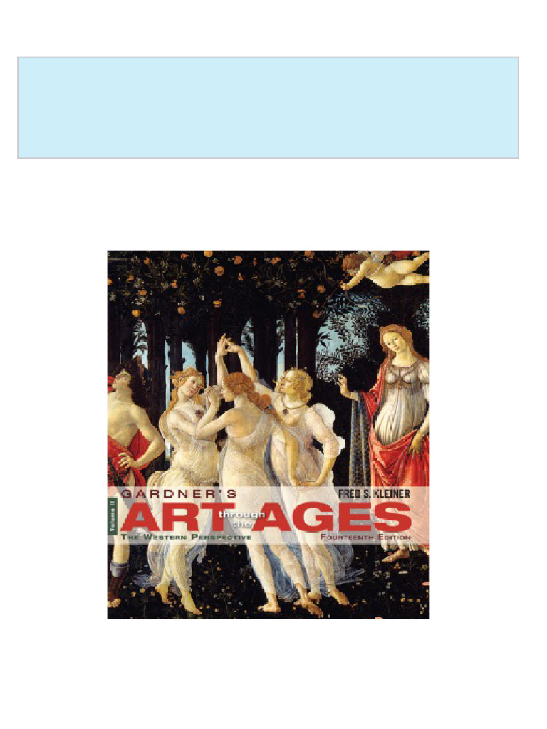 Full download Gardner s Art through the Ages The Western Perspective ...