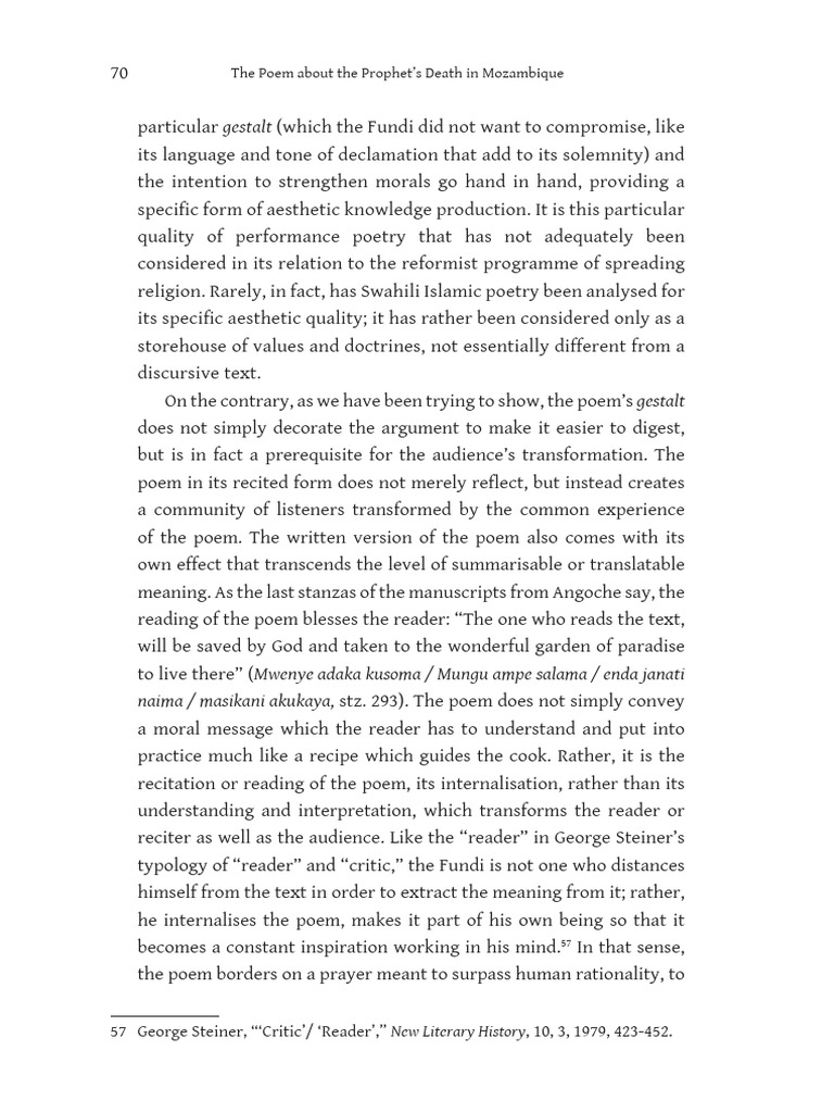 The Poem About The Prophets Death in Moz027 | PDF