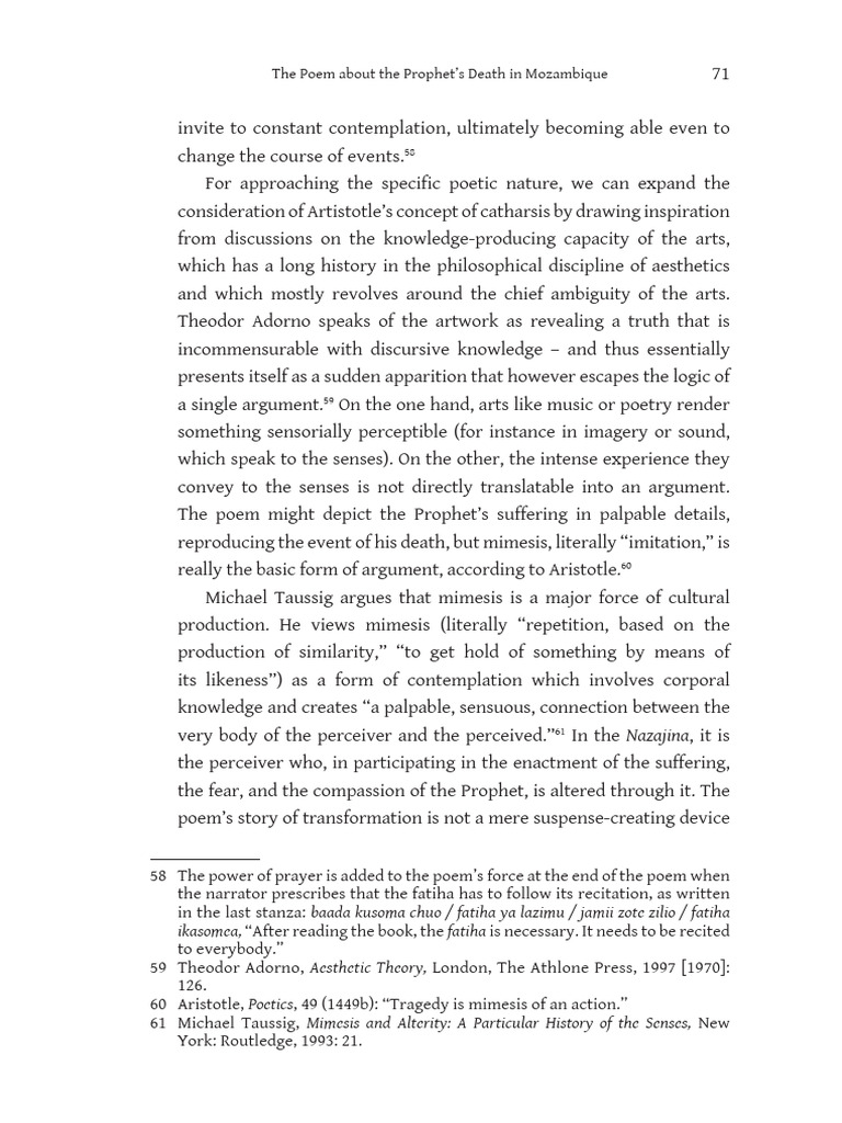 The Poem About The Prophets Death in Moz028 | PDF | Liberal Arts Education