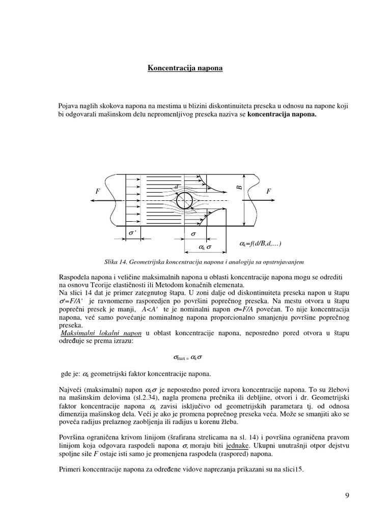 Koncentracija Napona | PDF