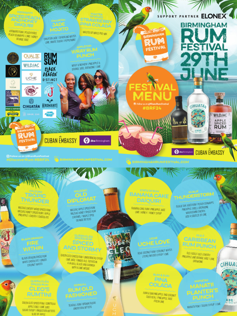 3884 Rum Festival GuideF | PDF | Rum | Lime (Fruit)