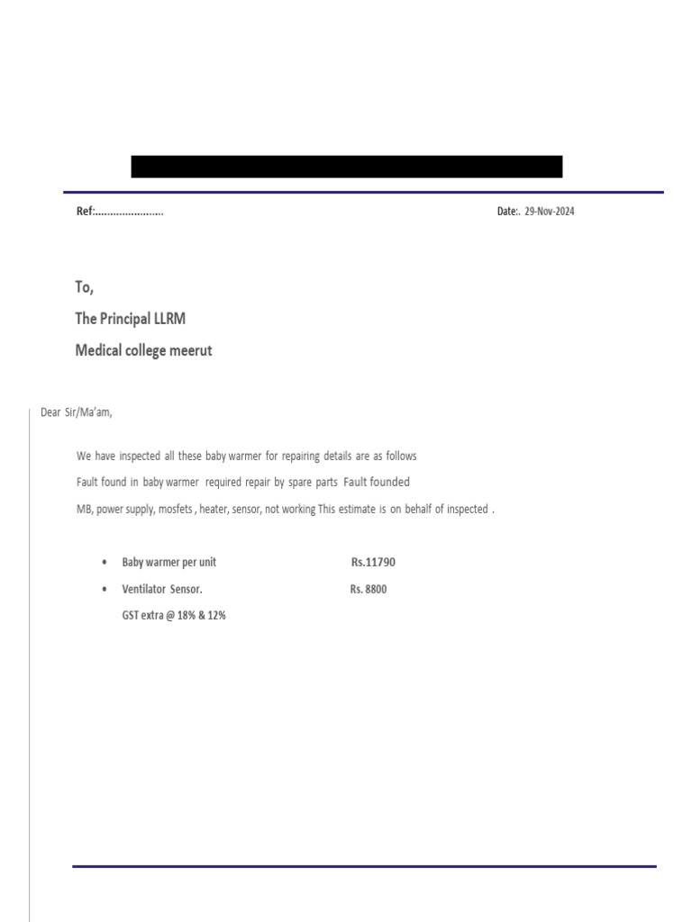 LLRM college quotation (2) | PDF