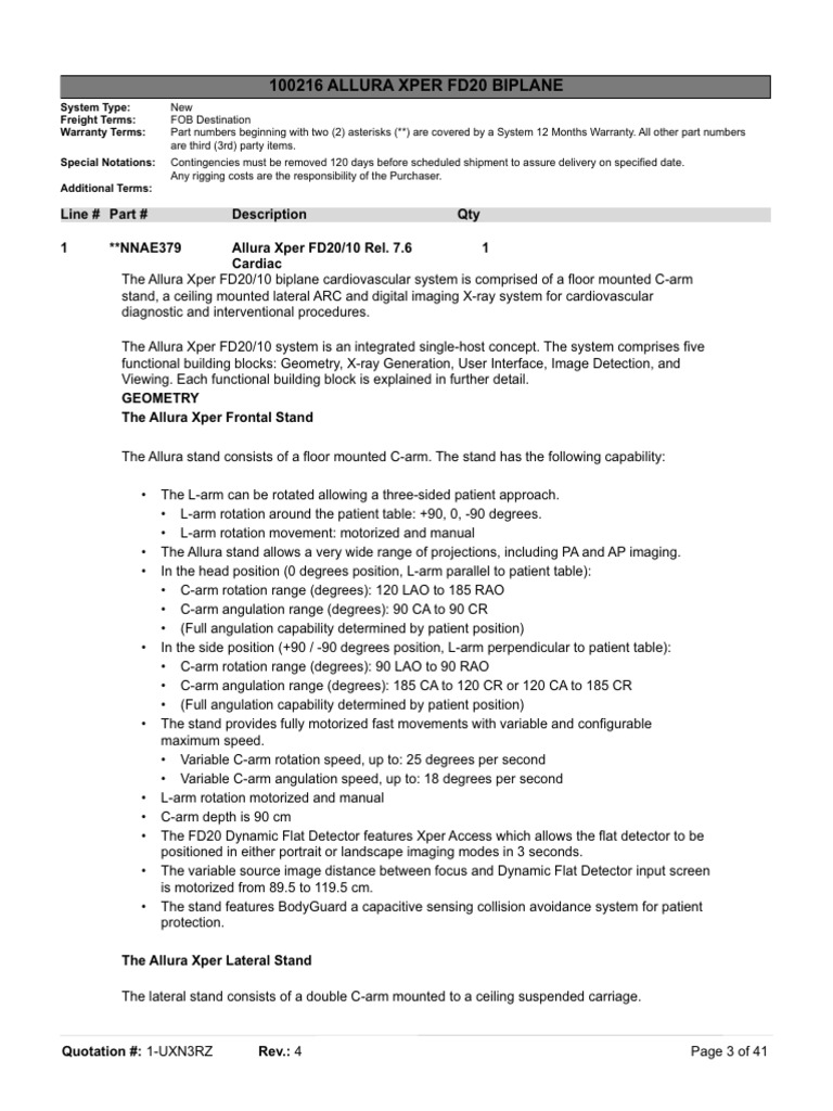 Philips Allura Xper FD20 Biplane | PDF | Display Resolution | Computer ...