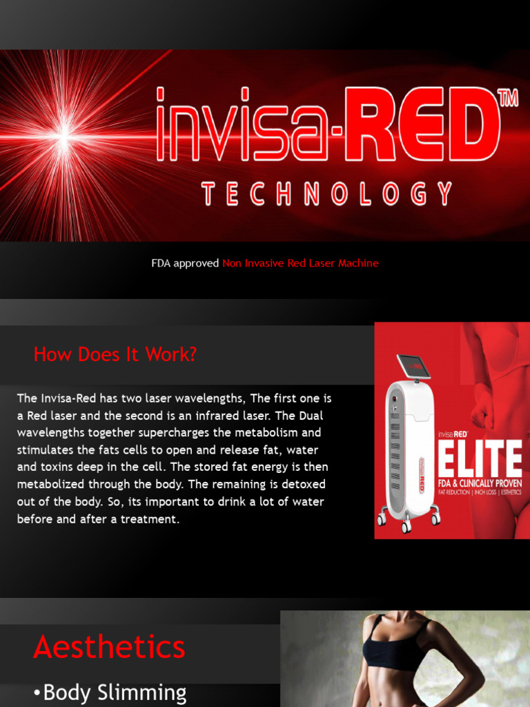 Invisa-Red Laser: Non-Invasive Weight Loss | PDF | Adipose Tissue | Fat