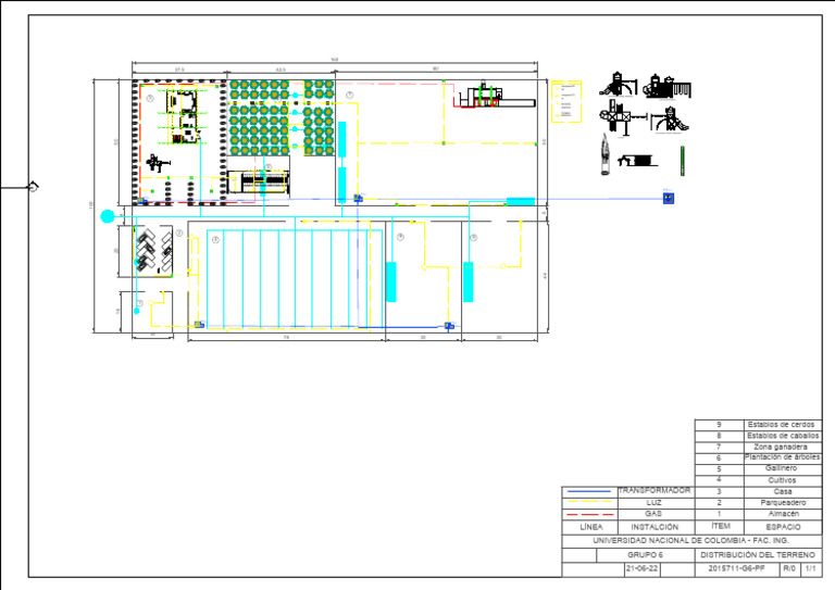 Distribución de terreno F-Layout1 | PDF | Energia electrica | Electricidad