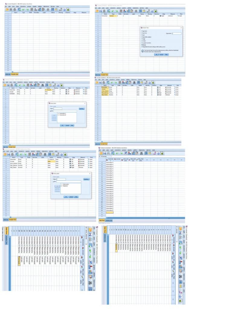 SS FOTO LANGKAH LANGKAH DAN OUTPUT MODUL 3 STATISTIKA | PDF
