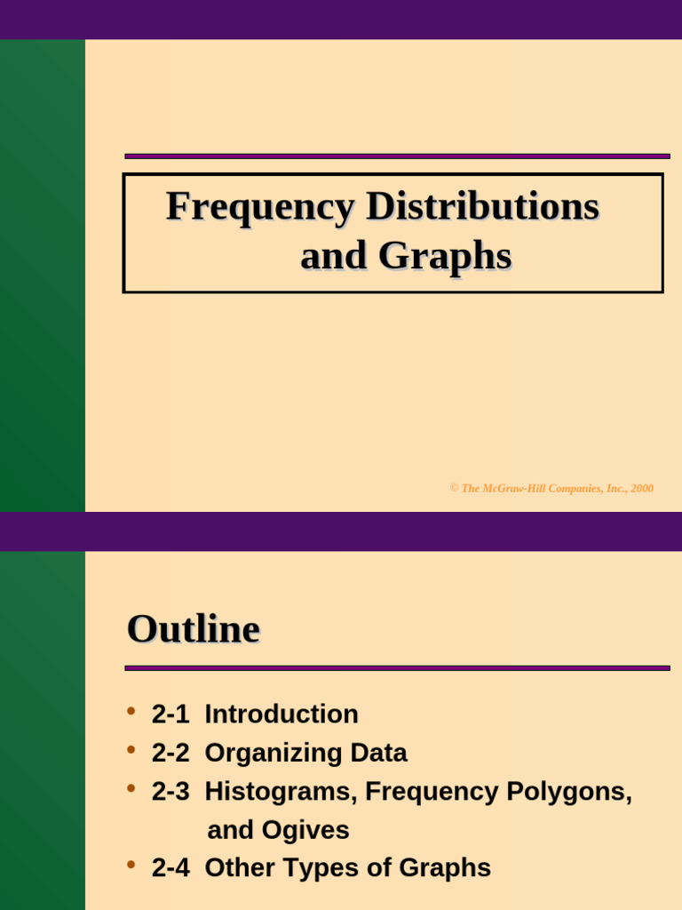 4 Frequency Distributions and Graphs | PDF | Histogram