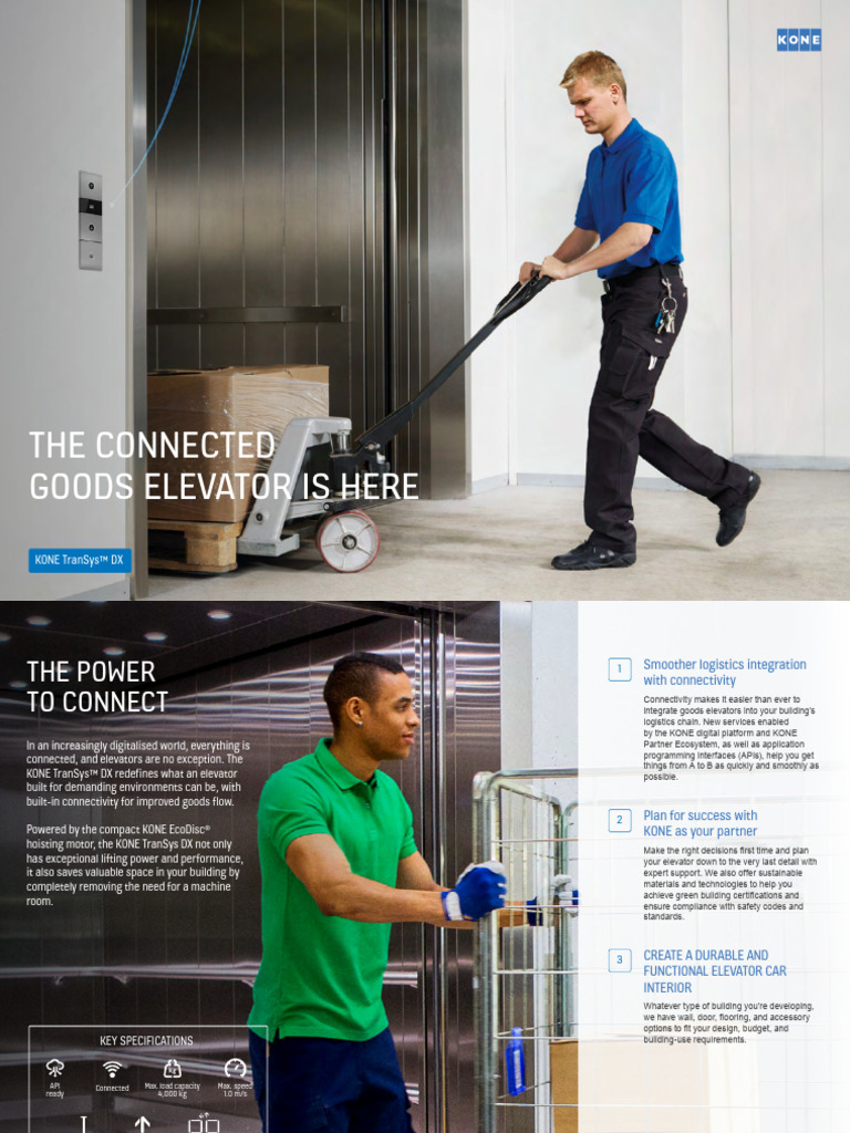 KONE TranSys Brochure Oct 2021 - tcm46-110629 | PDF | Elevator ...