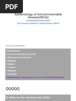 NPNCD | PDF | Non Communicable Disease | Medical Statistics