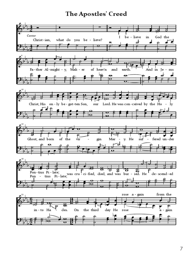 Apostles Creed | PDF