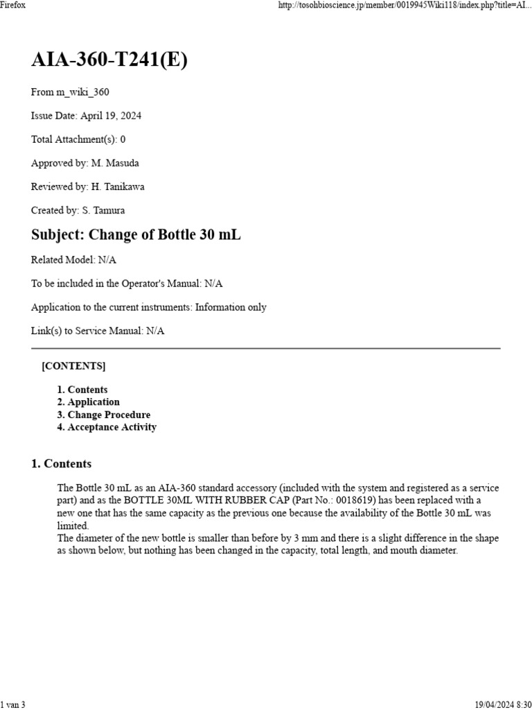 AIA-360-T241(E) | PDF