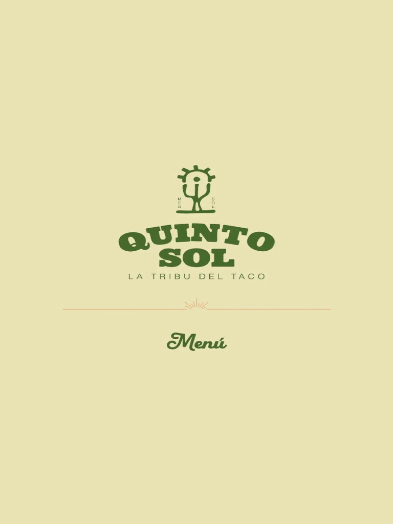 Menú Quinto Sol Taqueria | PDF