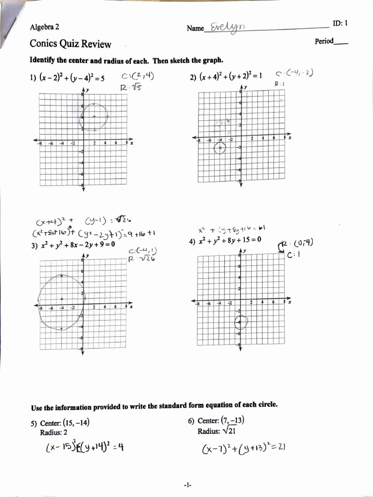 Quiz 10 Math Precalc Algebra 2 | PDF