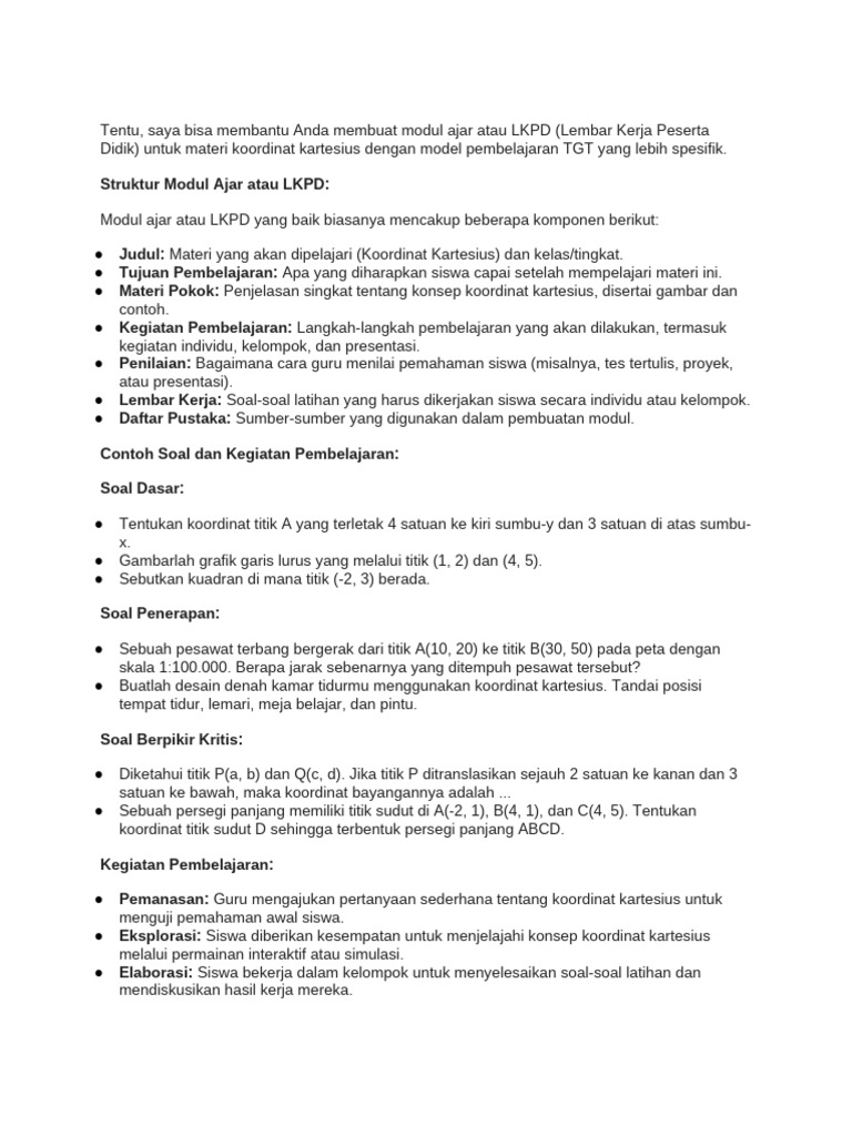 Bagaimana Dengan Modul Ajar Atau LKPD Nya | PDF