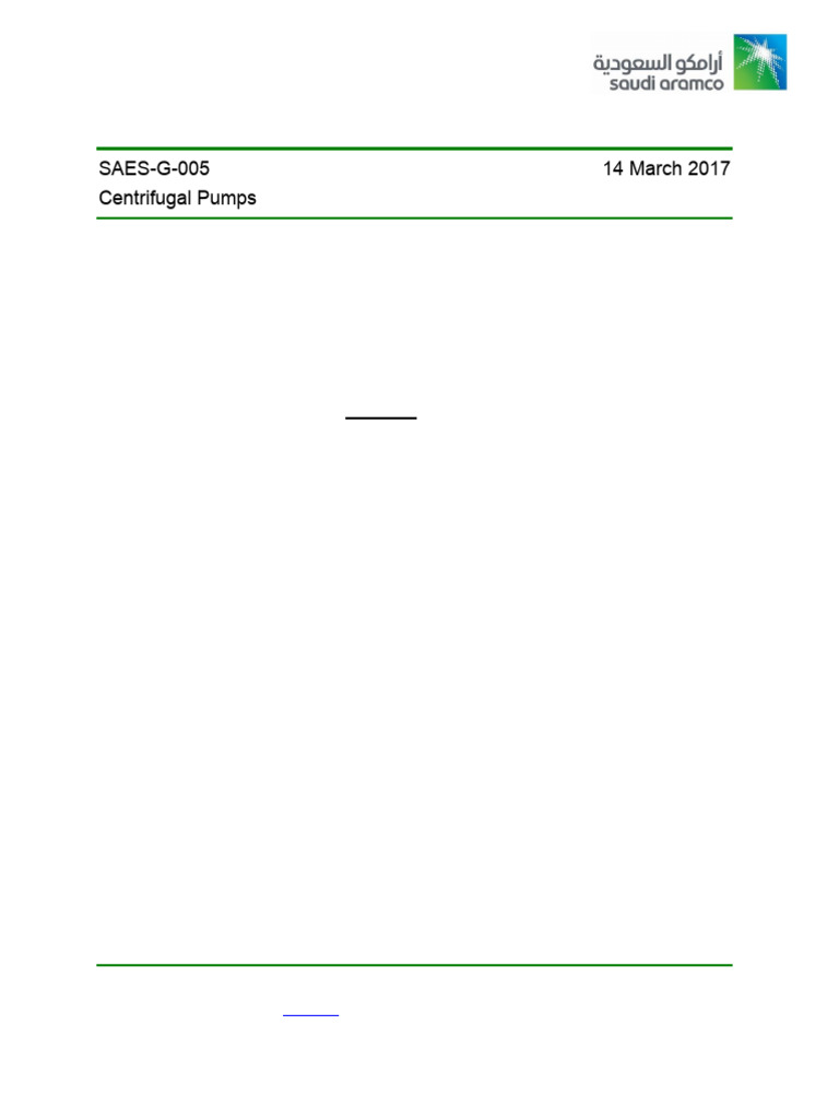 Centrifugal Pumps Standard Guide | PDF | Pump | Liquids