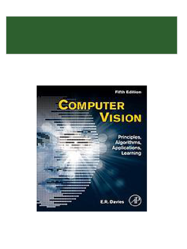 Instant Download Computer Vision Theory Algorithms Practicalities 0304