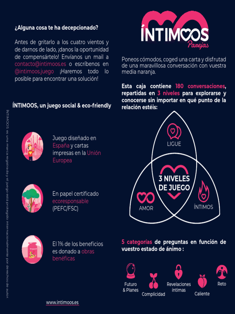 Parejas: Contacto@intimoos - Es @intimoos - Juego | PDF