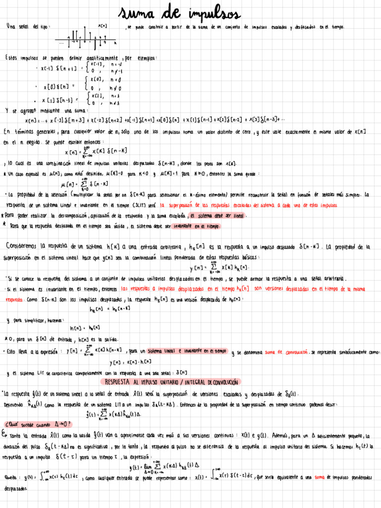 senales y sistemas | PDF | Matemáticas | Análisis matemático