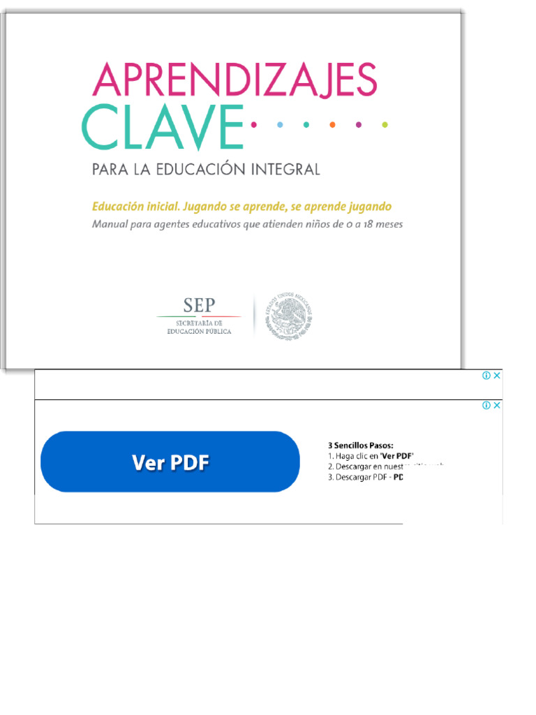 Educación Inicial. Jugando Se Aprende, Se Aprende Jugando - PDF Descargar Libre | PDF